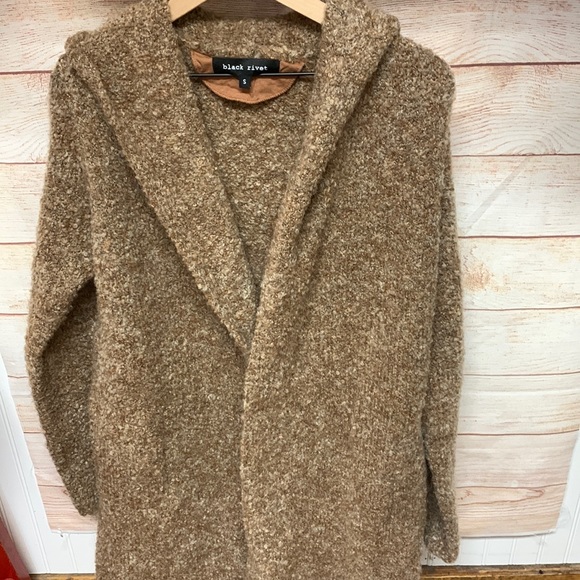Black Rivet | Sweaters | Black Rivet Hooded Cardigan | Poshmark